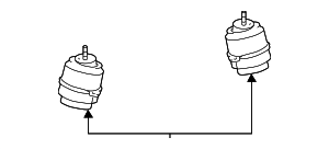 2011-2017 Volkswagen Touareg Mount 7P6-199-131 | VW Direct Auto Parts