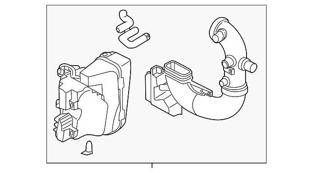 28211 1W150 - Duct Assembly 2012-2015 Kia Rio | Kia.Parts Store