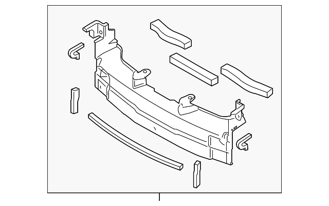 BALV-50-1C0A - OEM NEW 2017-2018 Mazda 3 Air Guide Radiator Support Air ...