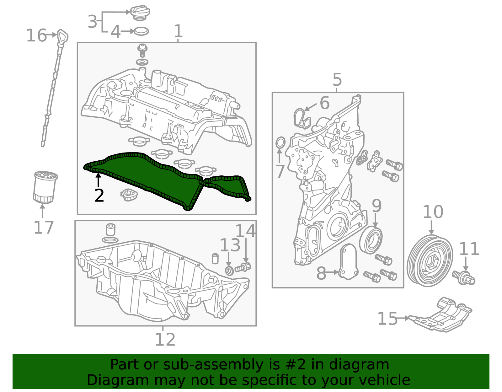 12341-5A2-A01 - Valve Cover Gasket 2013-2019 Honda | Honda Parts Online