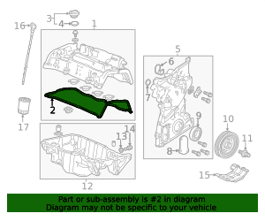12341-5A2-A01 - Valve Cover Gasket 2013-2019 Honda | Honda Parts Online