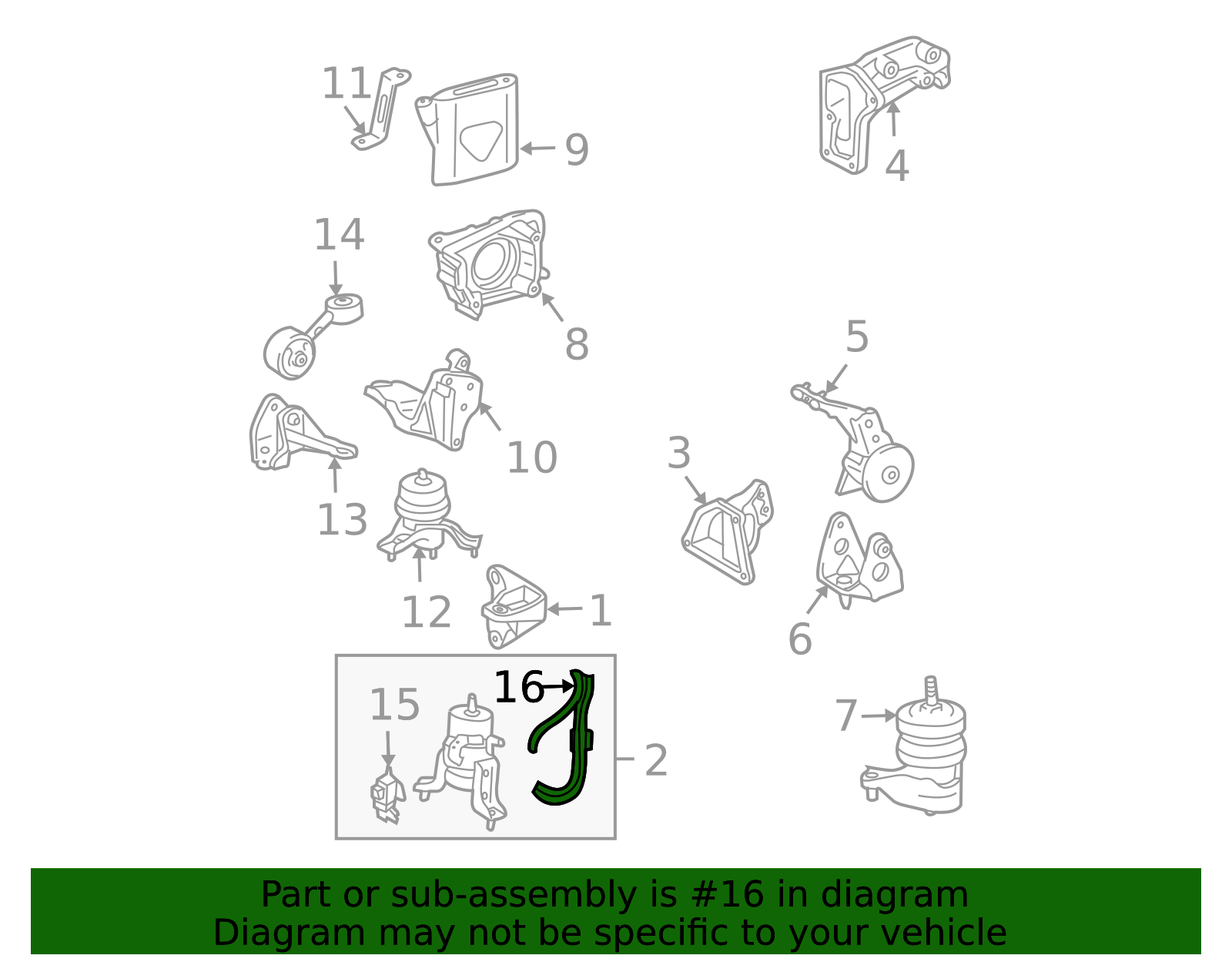 17308-0A050 - Vacuum Hose 2005-2006 Lexus RX330 | Lexus of Stevens ...