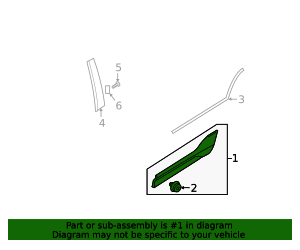 2019-2025 Volvo Side Molding 32409186 | OEM Parts Online