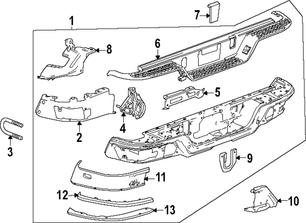 2024-2025 GM Outer Molding 86538232 | Courtesy Parts