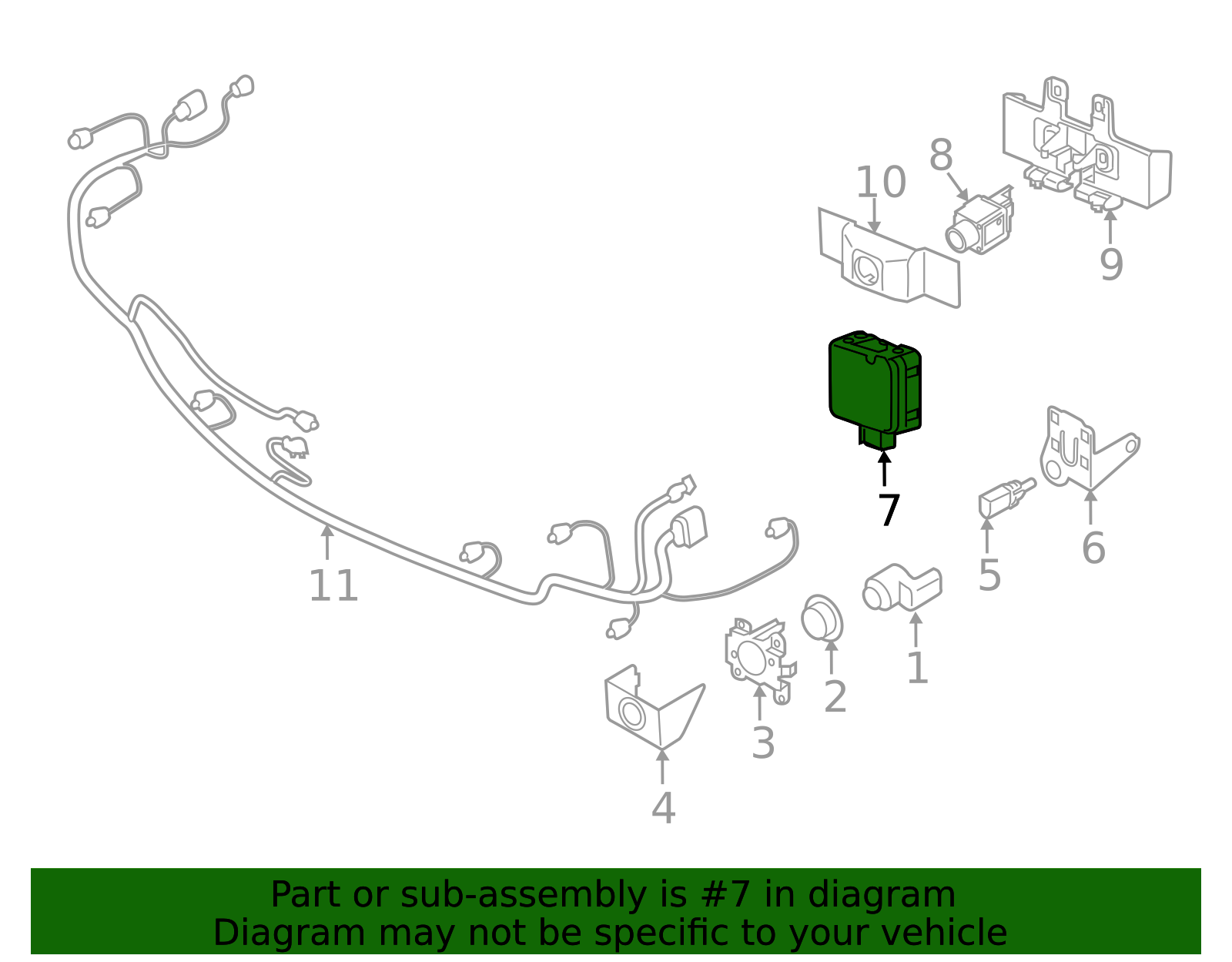 3QF-907-561-J - Distance Sensor - 2019-2020 Volkswagen | World VW Parts