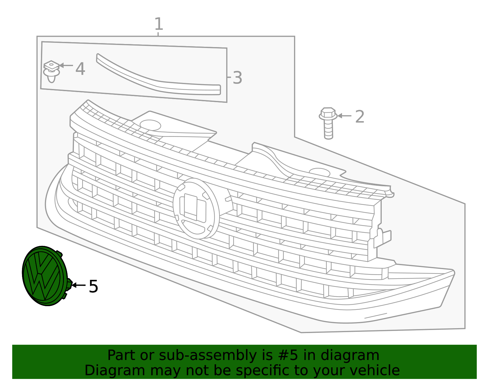 3CM-853-601-G-DPJ - Emblem - 2020-2025 Volkswagen | VW OEM Parts Outlet