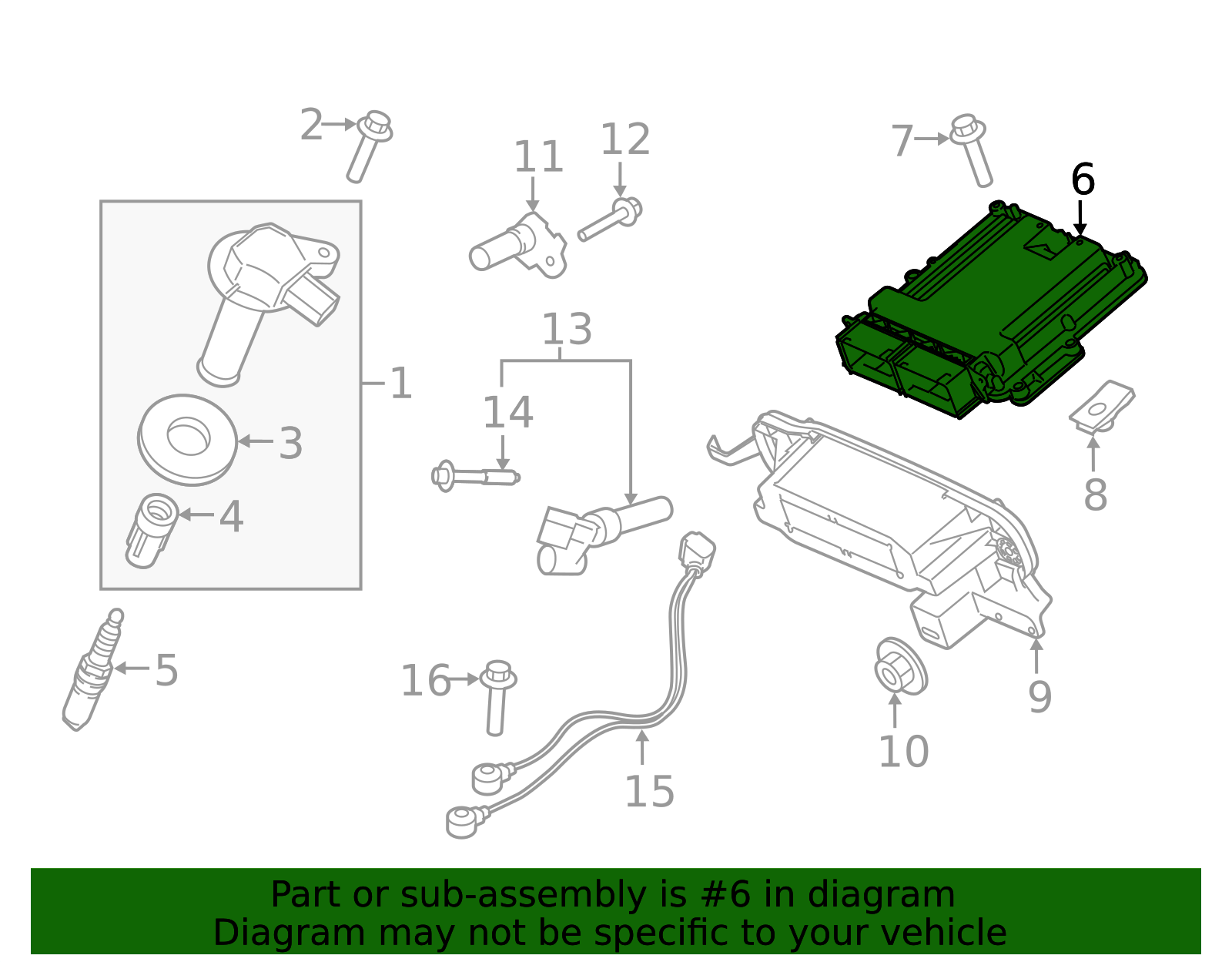 FL3Z-12A650-EANP - 2015-2016 Ford F-150 - Engine Control Module (ECM ...