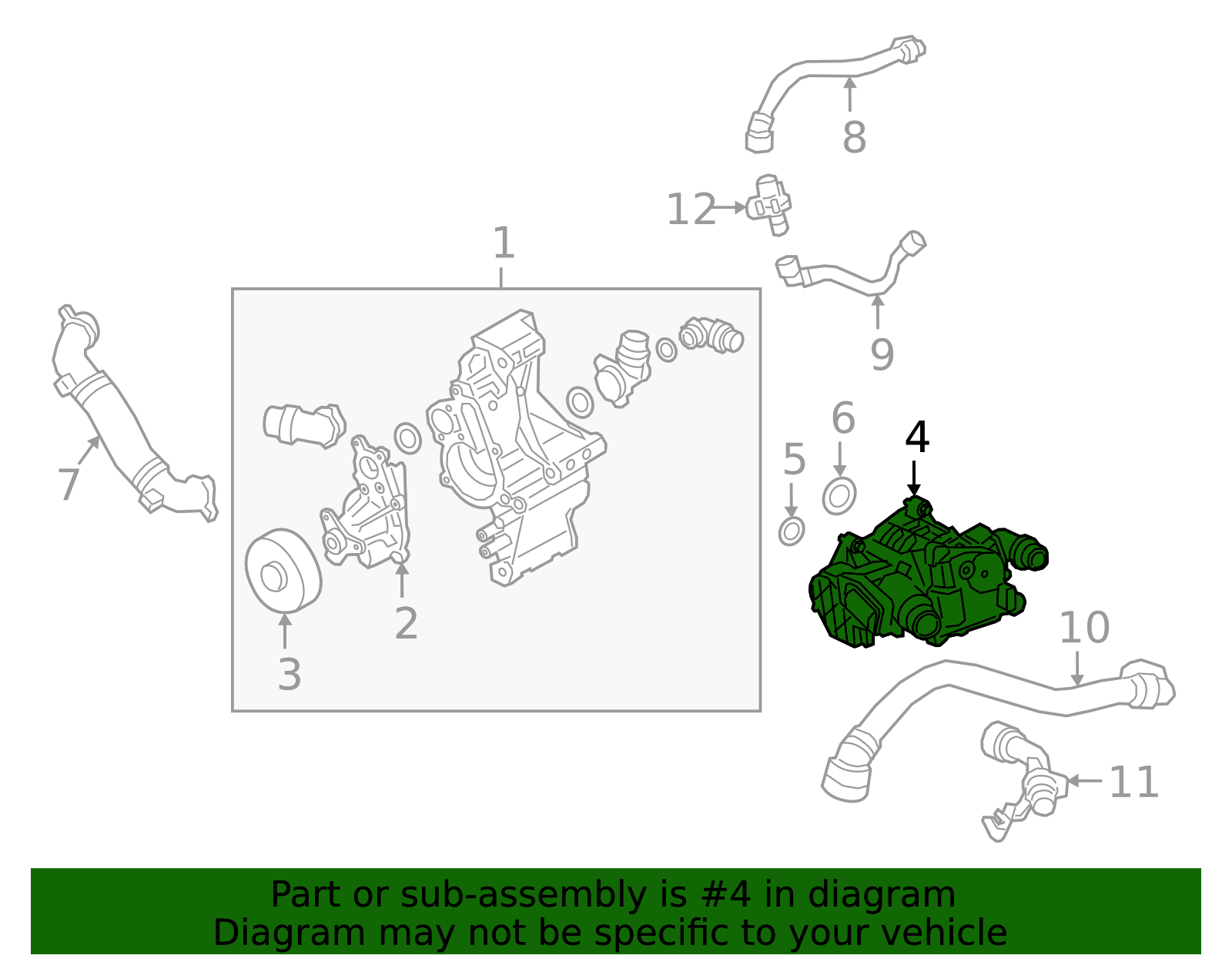 Genuine BMW 11-53-8-642-560 | Engine Coolant Thermostat Kit | FREE ...