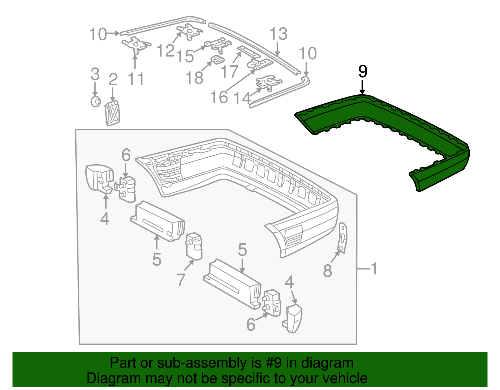 Genuine OEM Impact Strip | 202-885-01-21-67 | Fits Select 1994-1997 ...