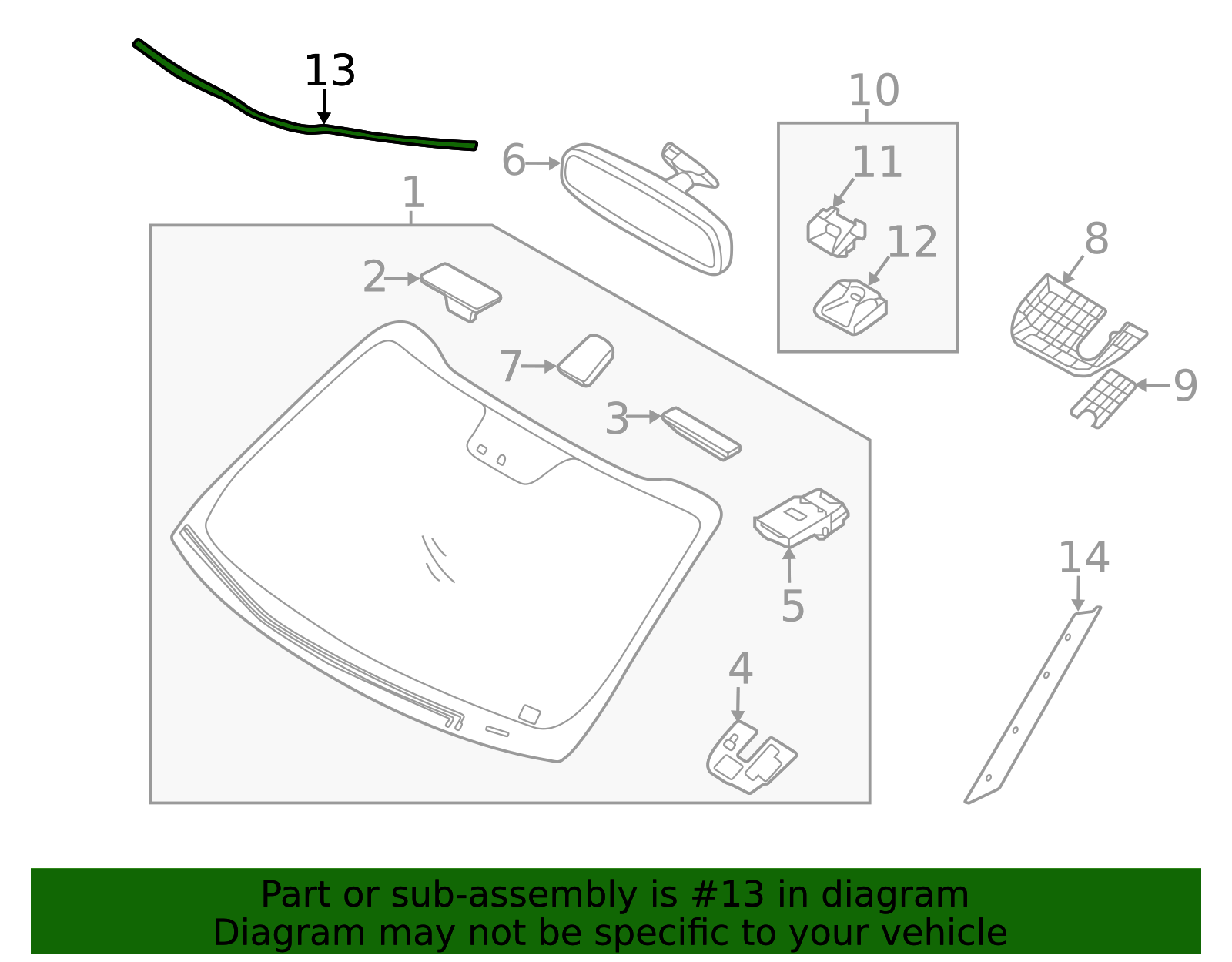 86120-Q5000 - Reveal Molding 2021-2025 Kia Seltos | Kia.Parts Store