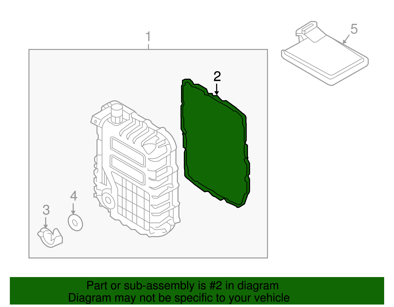 2010-2021 Hyundai Pan Gasket 45283-3B810 | OEM Parts Online