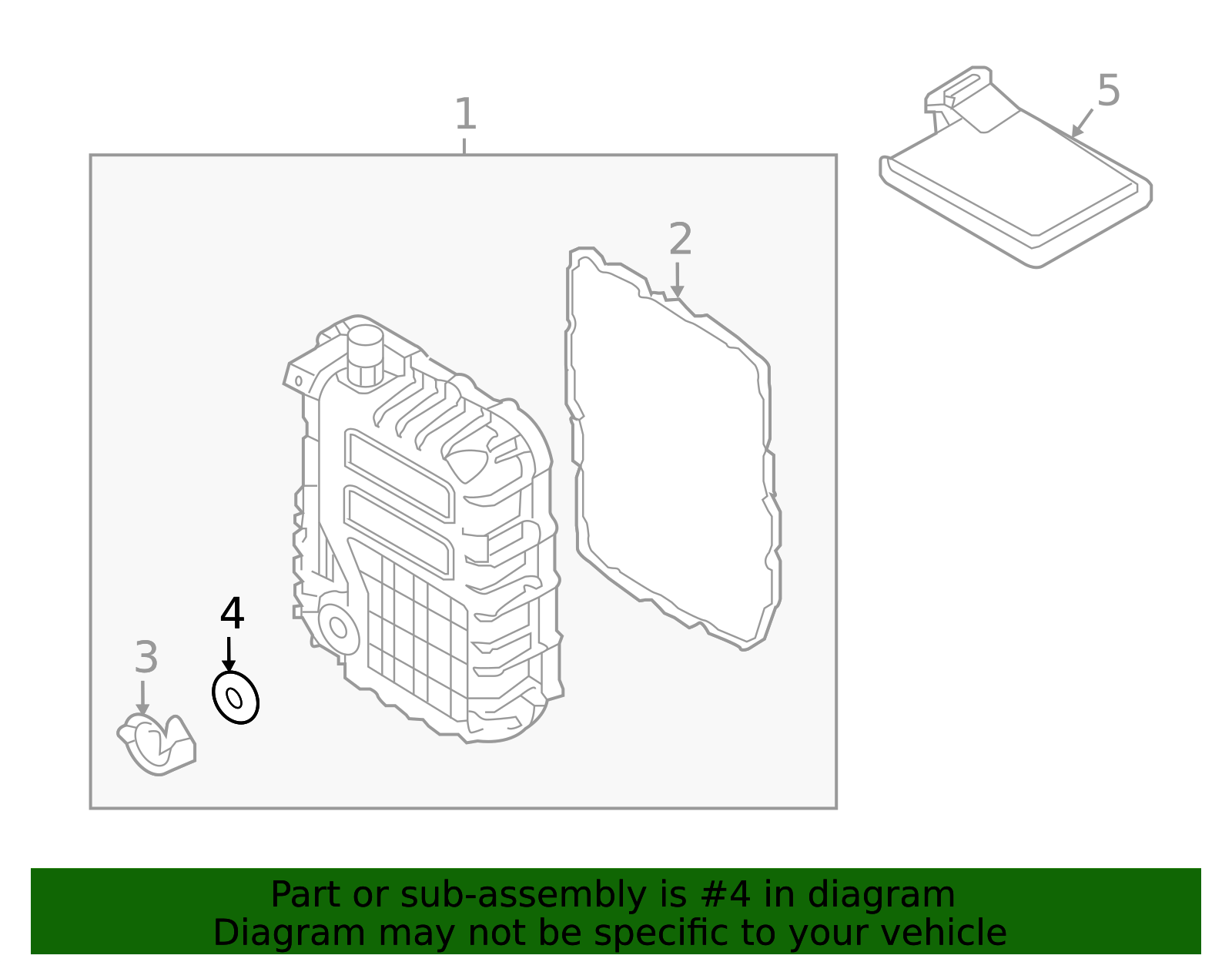 Genuine OEM Cover Gasket Part# 45284-26100 Fits 2013-2021 Hyundai: Up ...