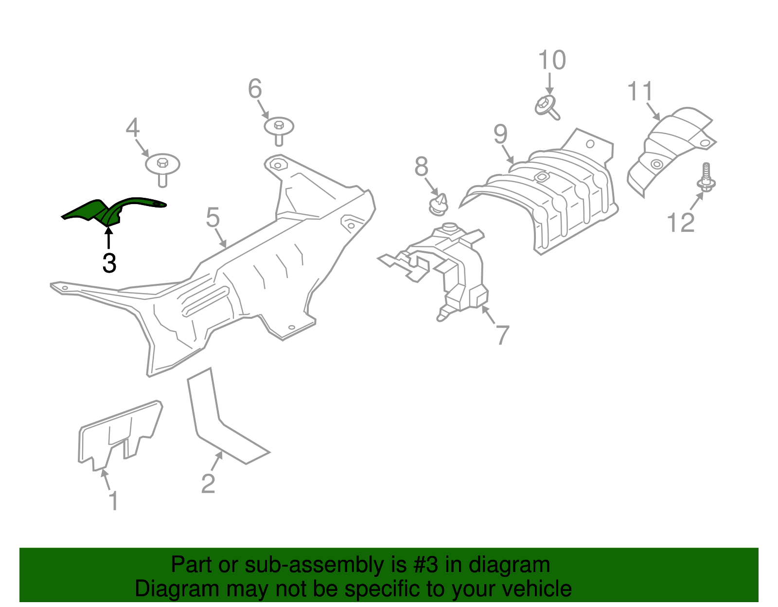 2017-2024 Ford Upper Shield ML3Z-5H207-A | Miracle Ford Parts