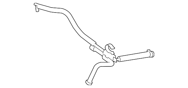 2013-2015 Ford Brake Vacuum Hose DG1Z-9C490-B | TascaParts.com