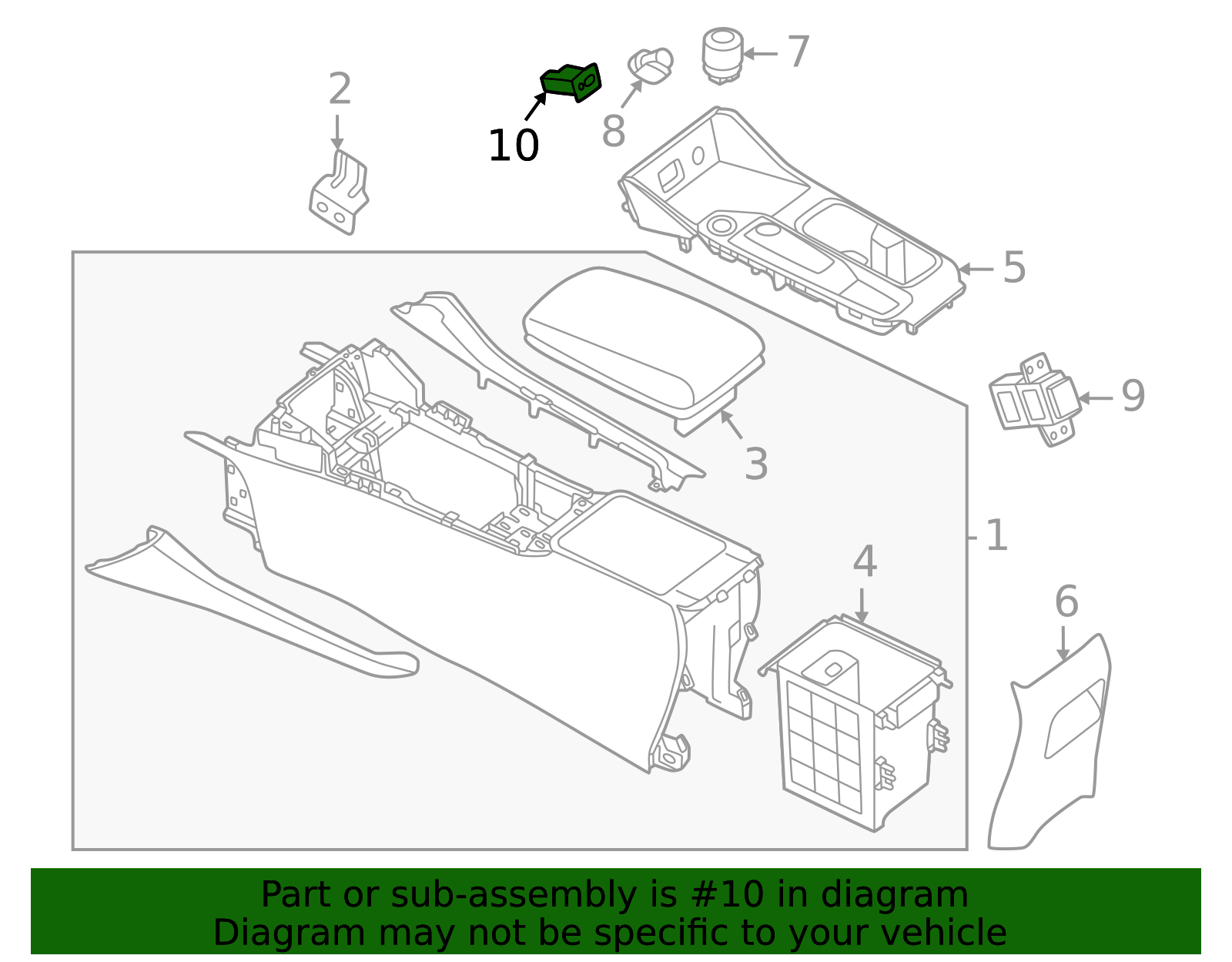 284H3-6CA0B - Audio Auxiliary Jack 2020-2025 Nissan | Official Nissan ...