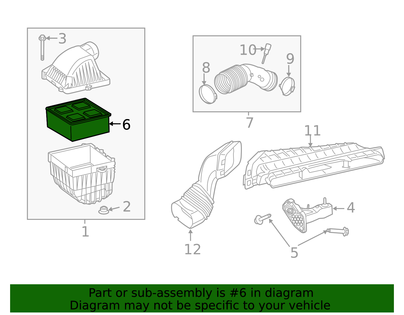 2019-2024 Ram Air Filter 57008652AA | Mopar Parts Canada