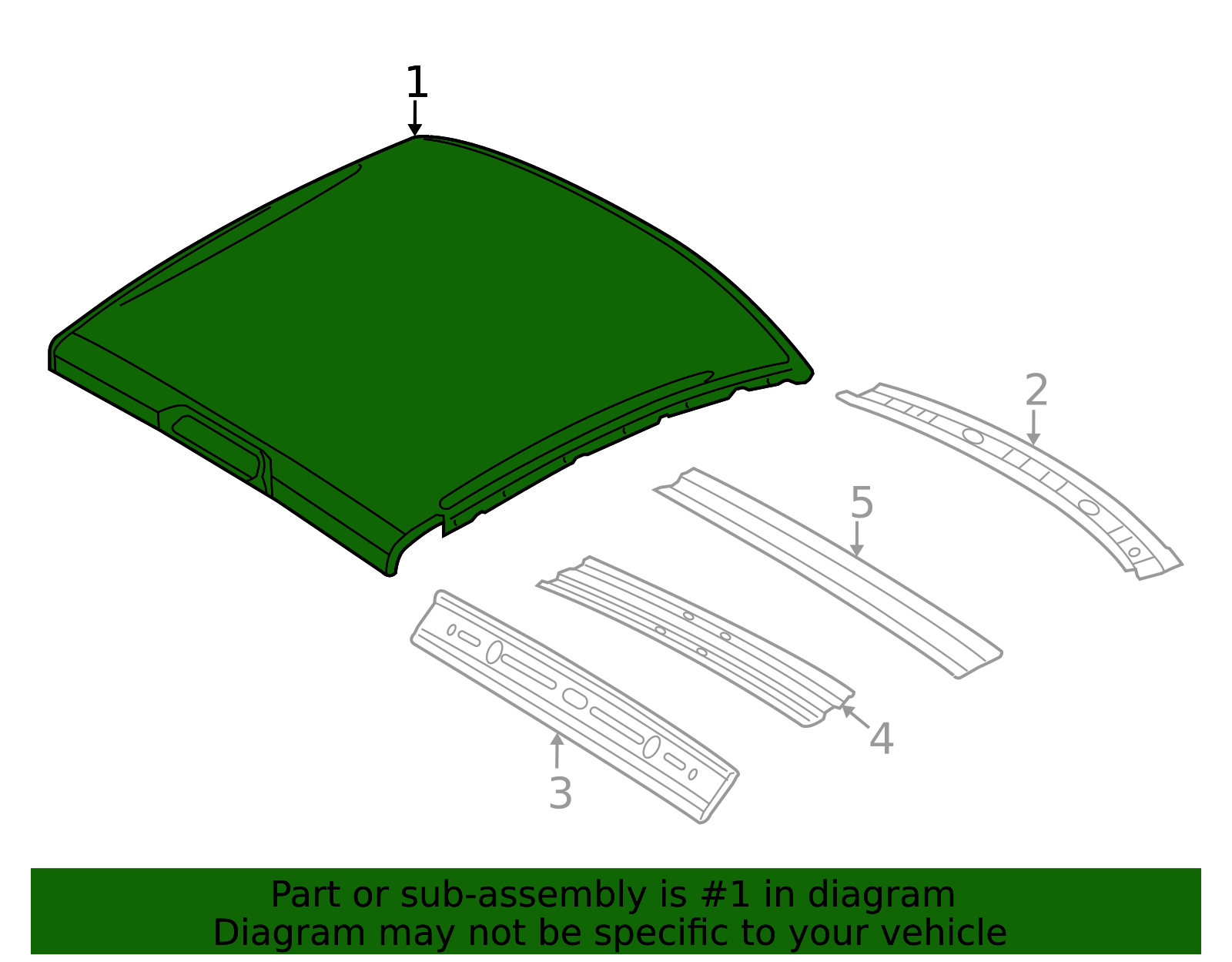 Roof 55372215AF | Mopar Parts Canada