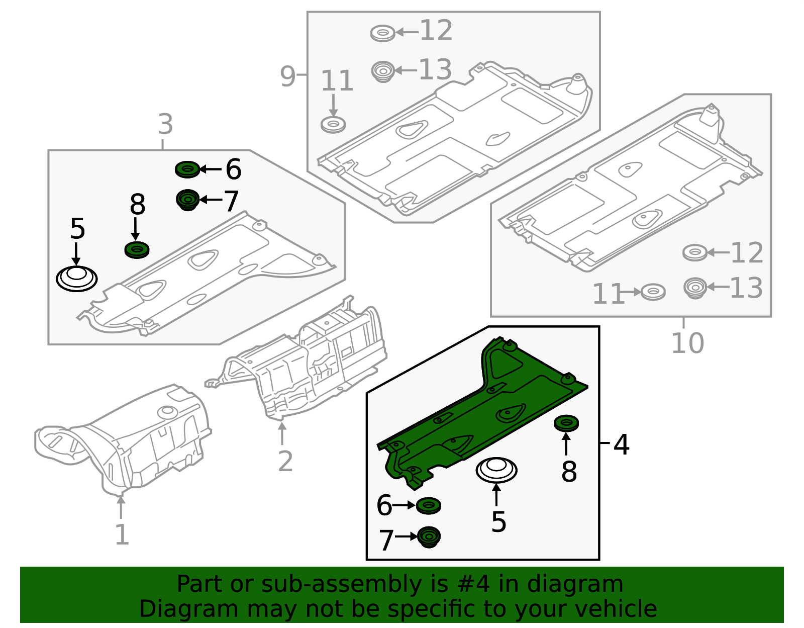 2017-2020 Genesis G80 Front Cover 84135-B1000 | MotorMotor