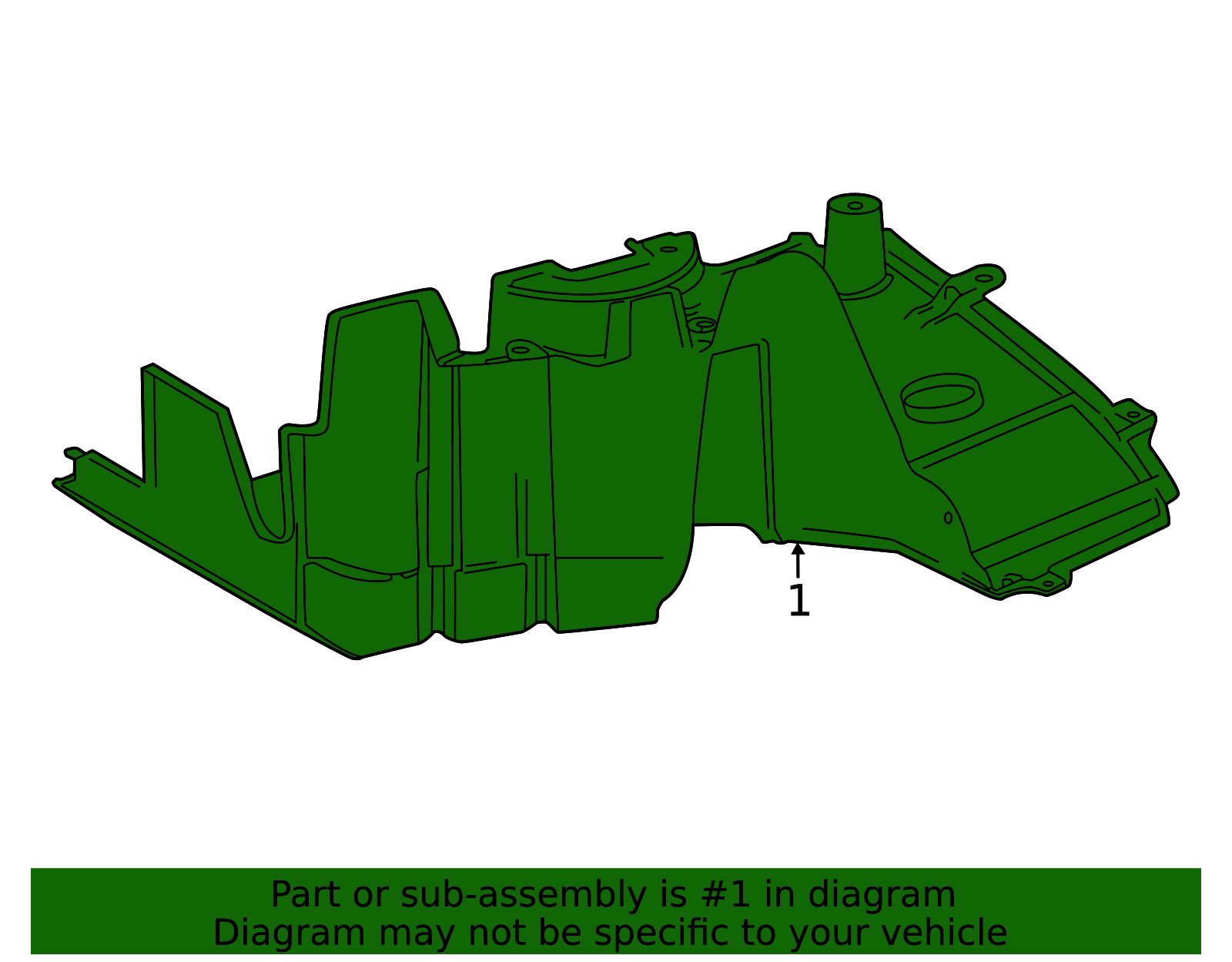 2016-2020 Toyota Mirai Under Cover 58399-62010 | Toyota Parts Center