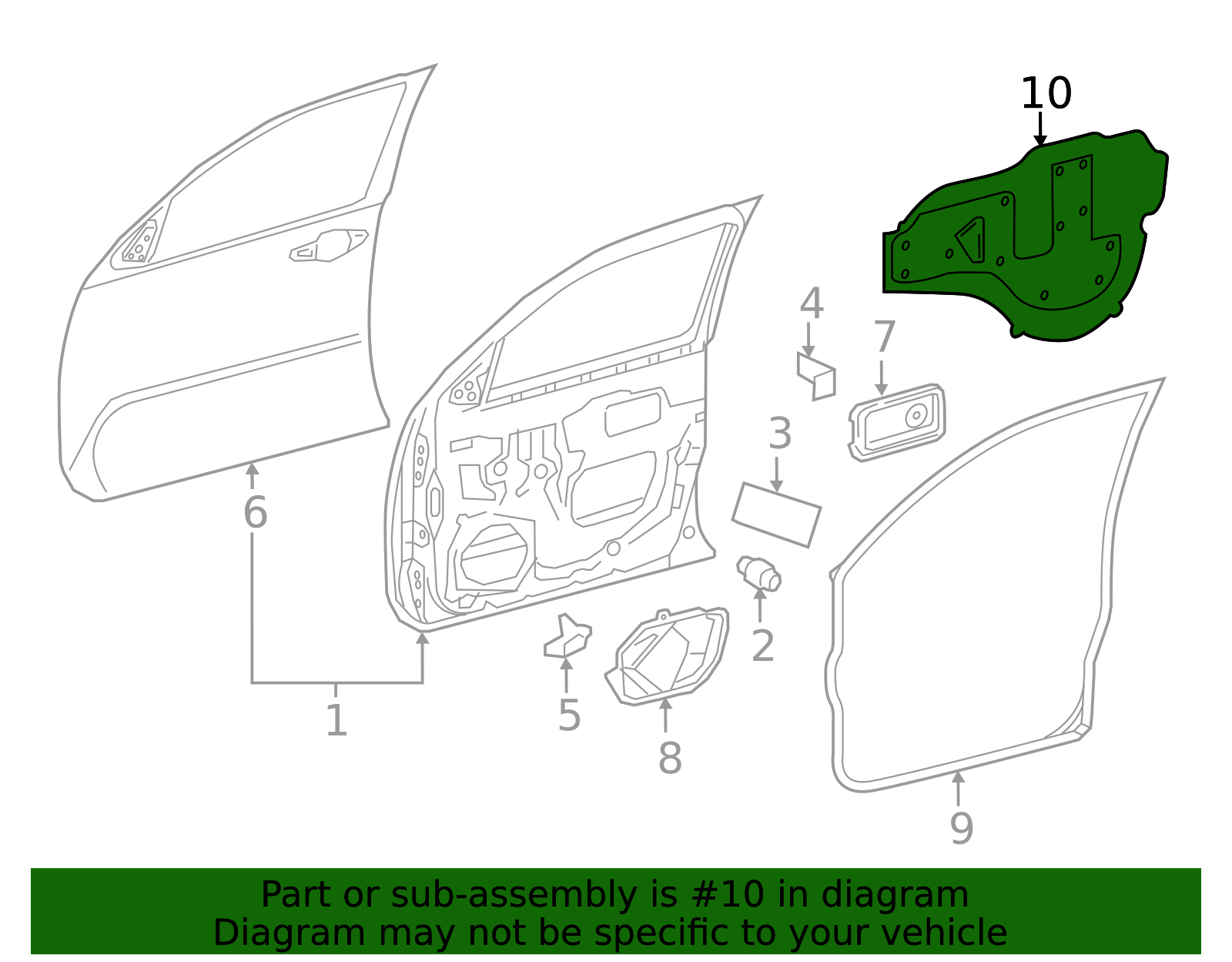 2016-2023 Toyota Tacoma Water Shield 67831-04140 | Toyota Parts Center
