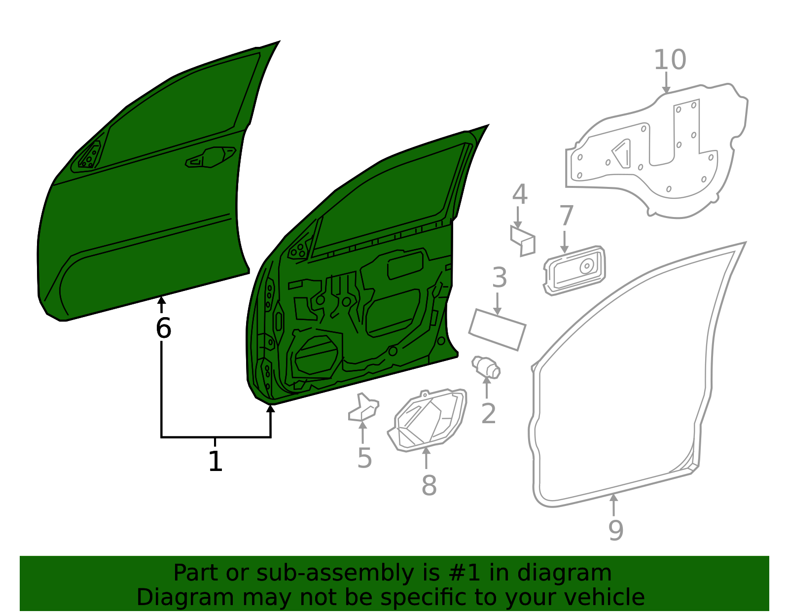 67002-04200 - Door Shell Longo Toyota Parts