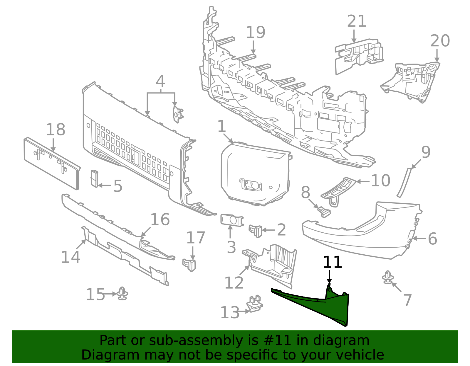 2024-2025 Toyota Land Cruiser Bumper Bracket 76862-60020 | Toyota Parts ...