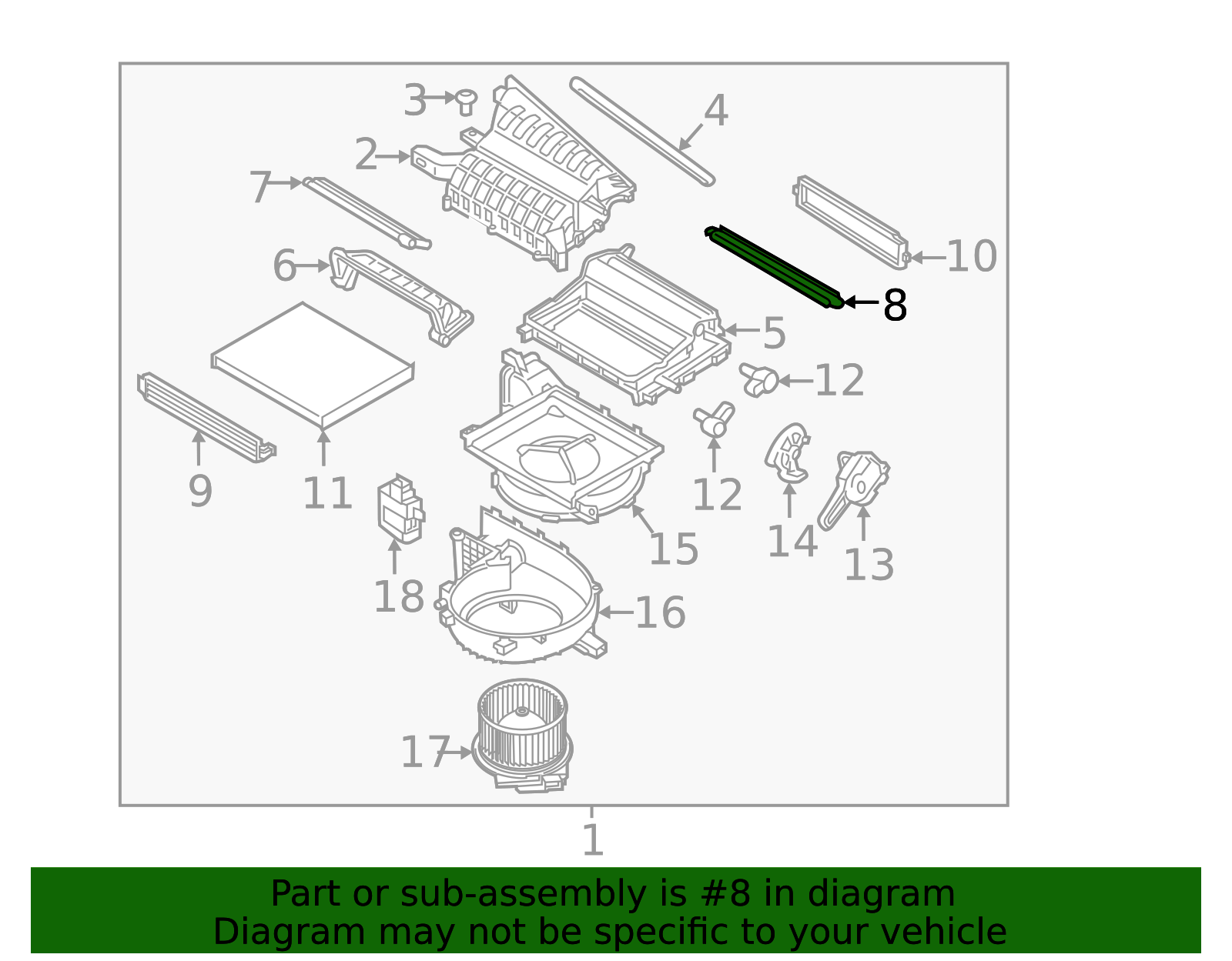 2017-2022 Kia Door Seal 97127-G2000 | TascaParts.com