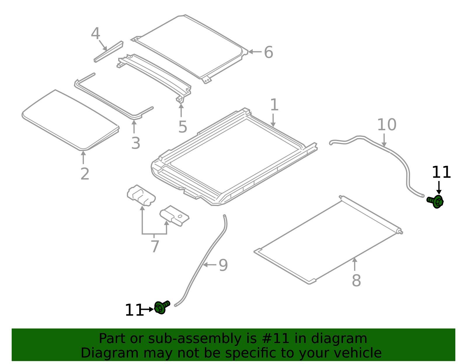 74816-JU40B - Sunroof Drain Hose Drain Valve 2013-2025 Nissan ...