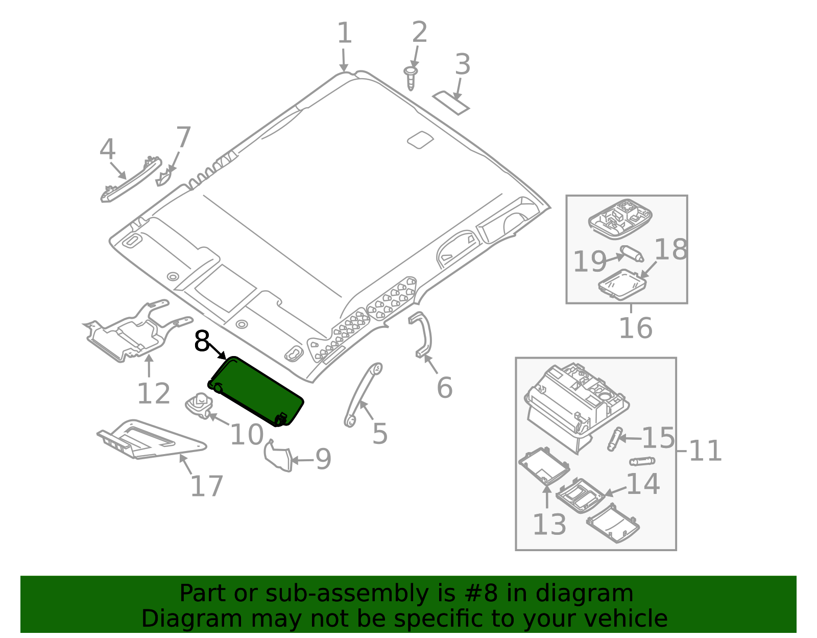 Sun Visor – Block Glare with Factory Precision | AutoNation Parts