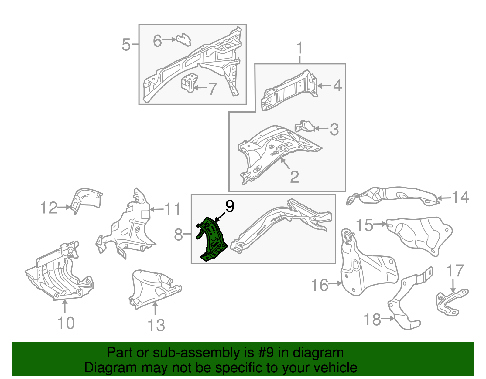 2005-2016 Land Rover Front Panel LR079813 | OEM Euro Parts