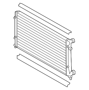 2012-2014 Volkswagen Radiator Assembly 1K0-198-251 | VW Direct Auto Parts
