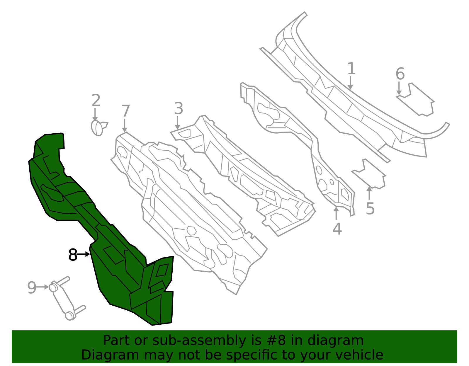 Engine Compartment Insulation 68370296AA | Mopar Parts Canada