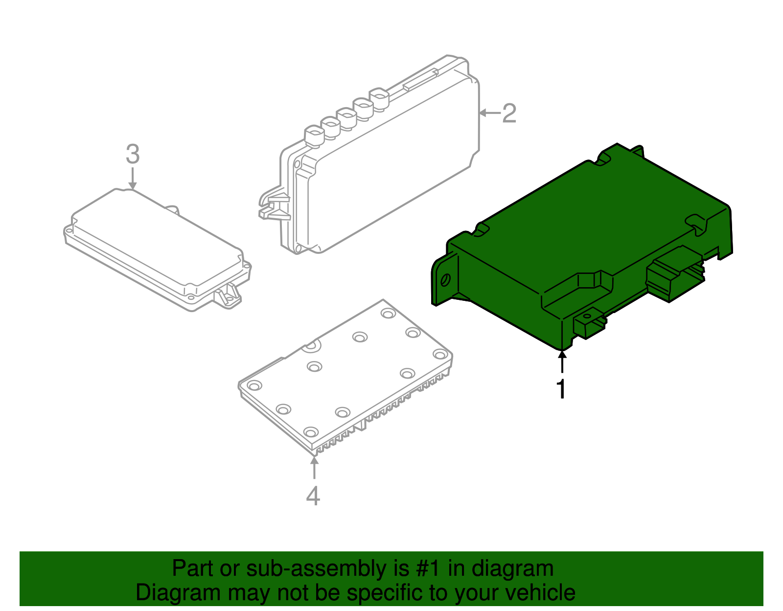 2012-2017 BMW Control Module 66-51-9-307-422 | BMW OEM Parts