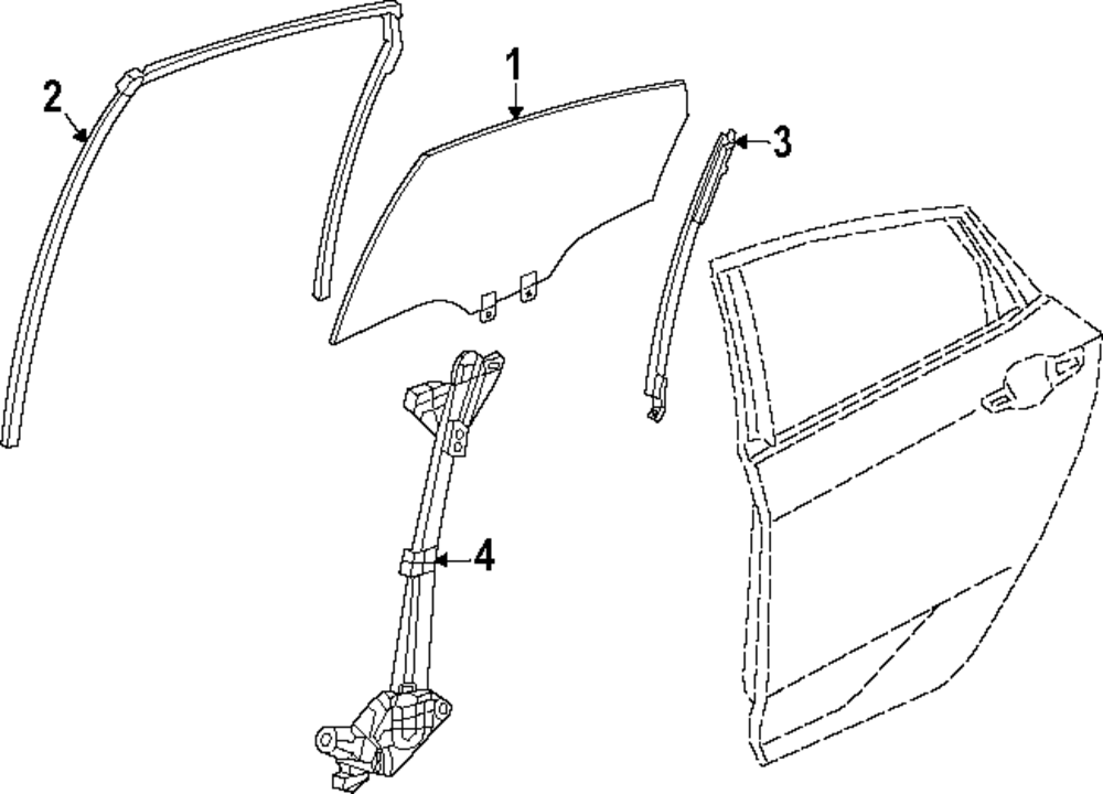 2023-2025 Acura Integra Window Regulator 72750-T20-A01 | AcuraPartsNow.com