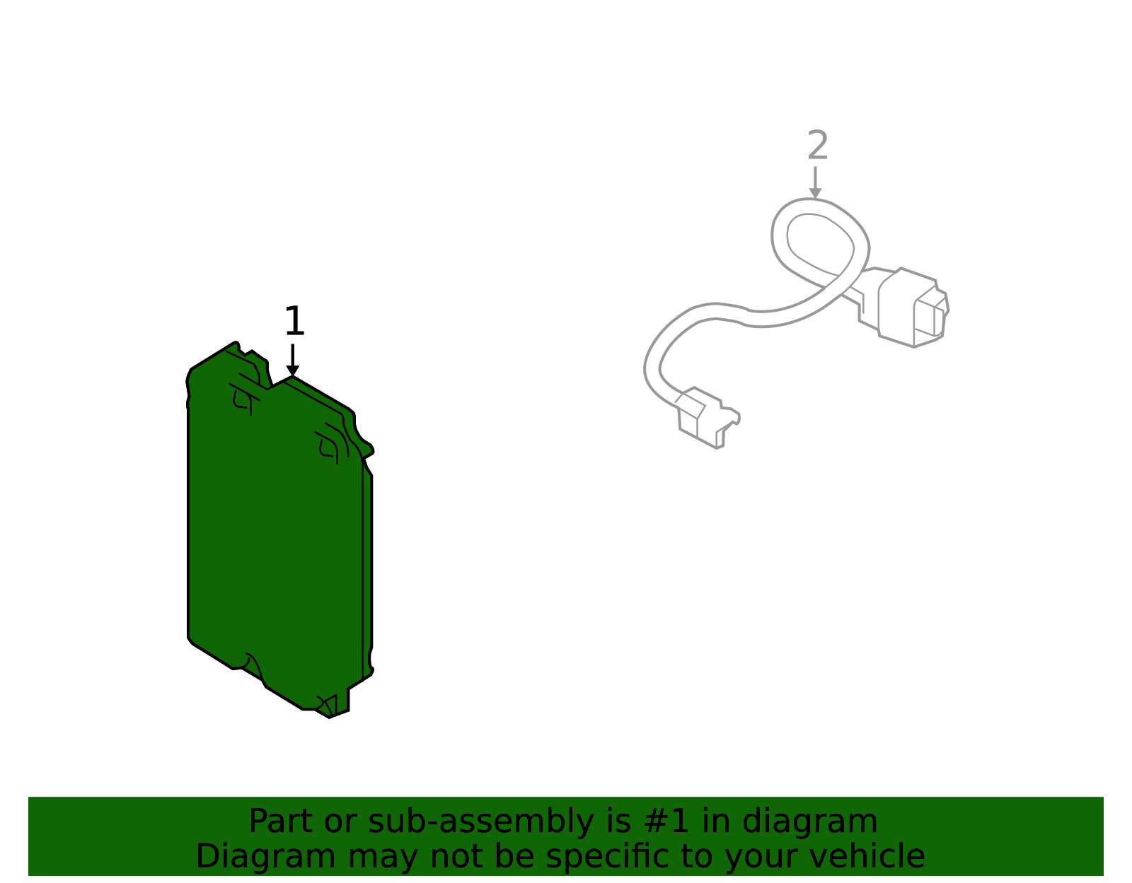 Genuine OEM Ford Part - Control Module 9L3Z-14D212-LA | Genuine OEM ...