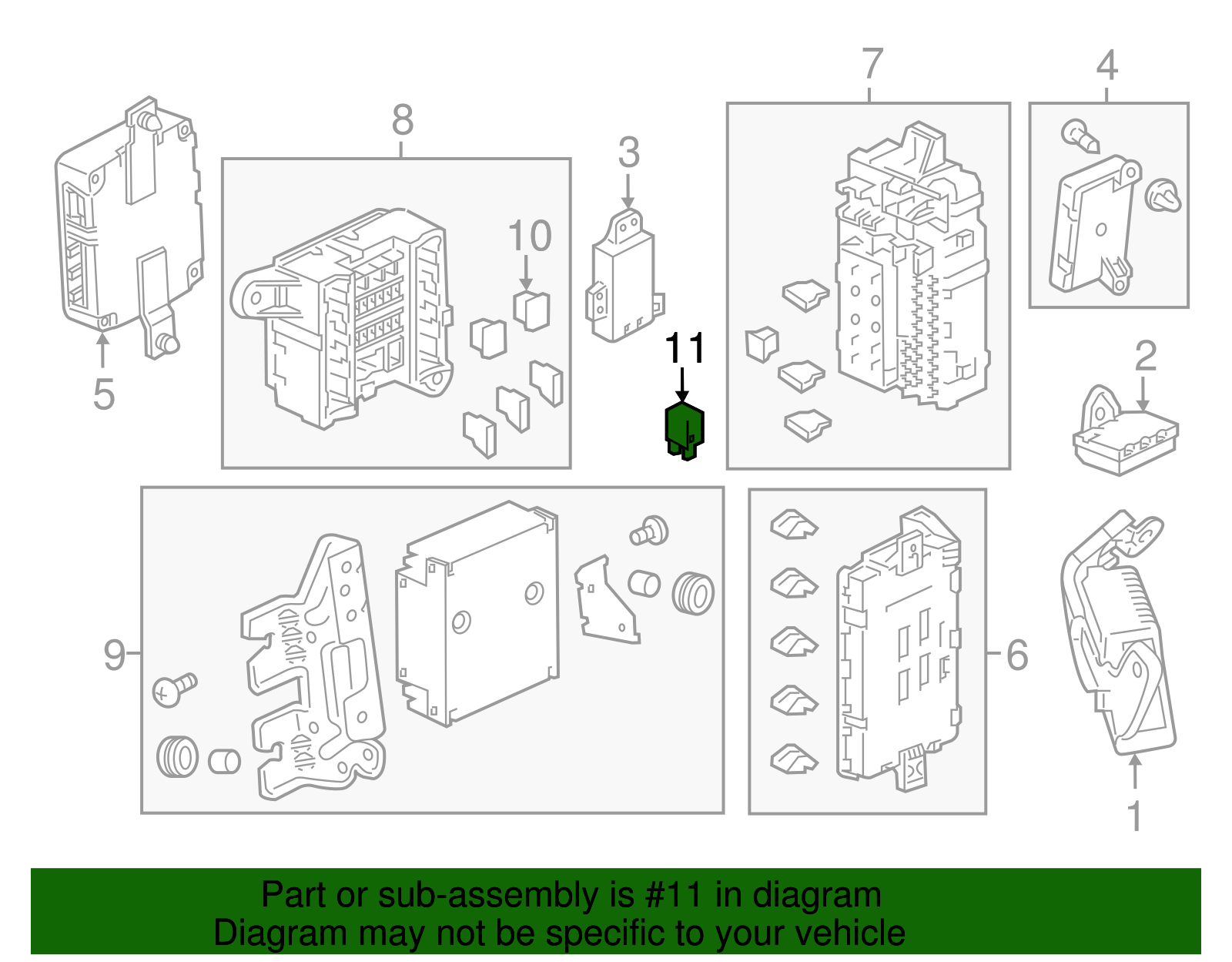 39792-3A0-A01 - Relay Assembly | Honda Parts Guys