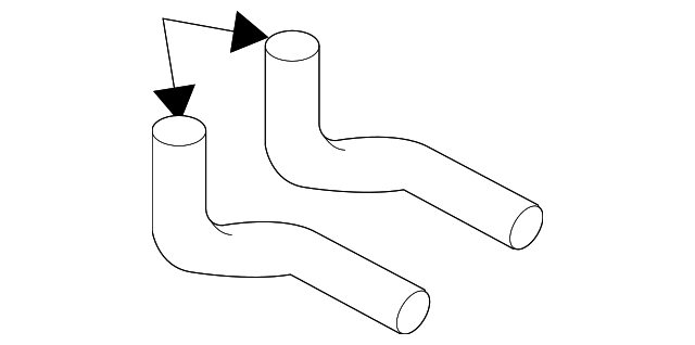 2005-2009 Hyundai Tucson Upper Hose 25411-2E101 | OEM Parts Online