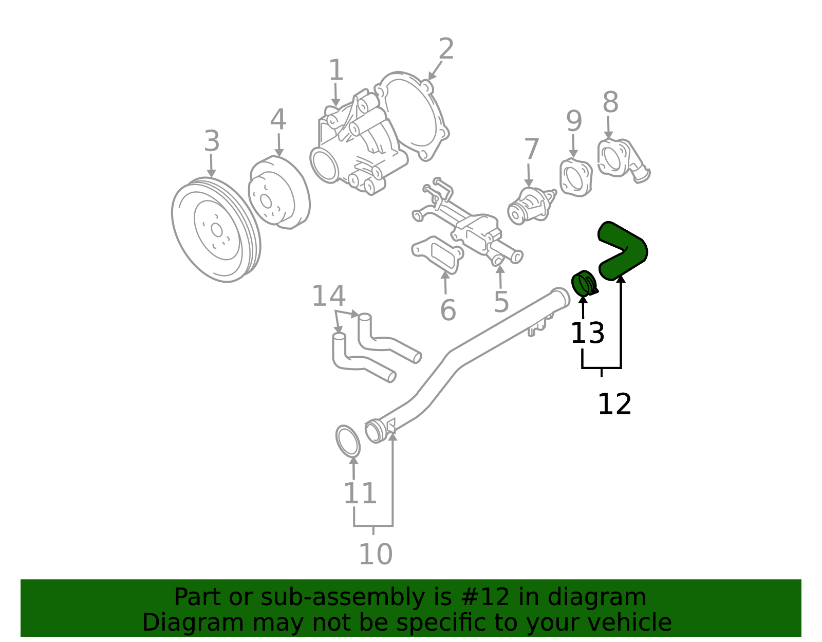 Upper Hose 25411-2E101 | OEM Parts Online