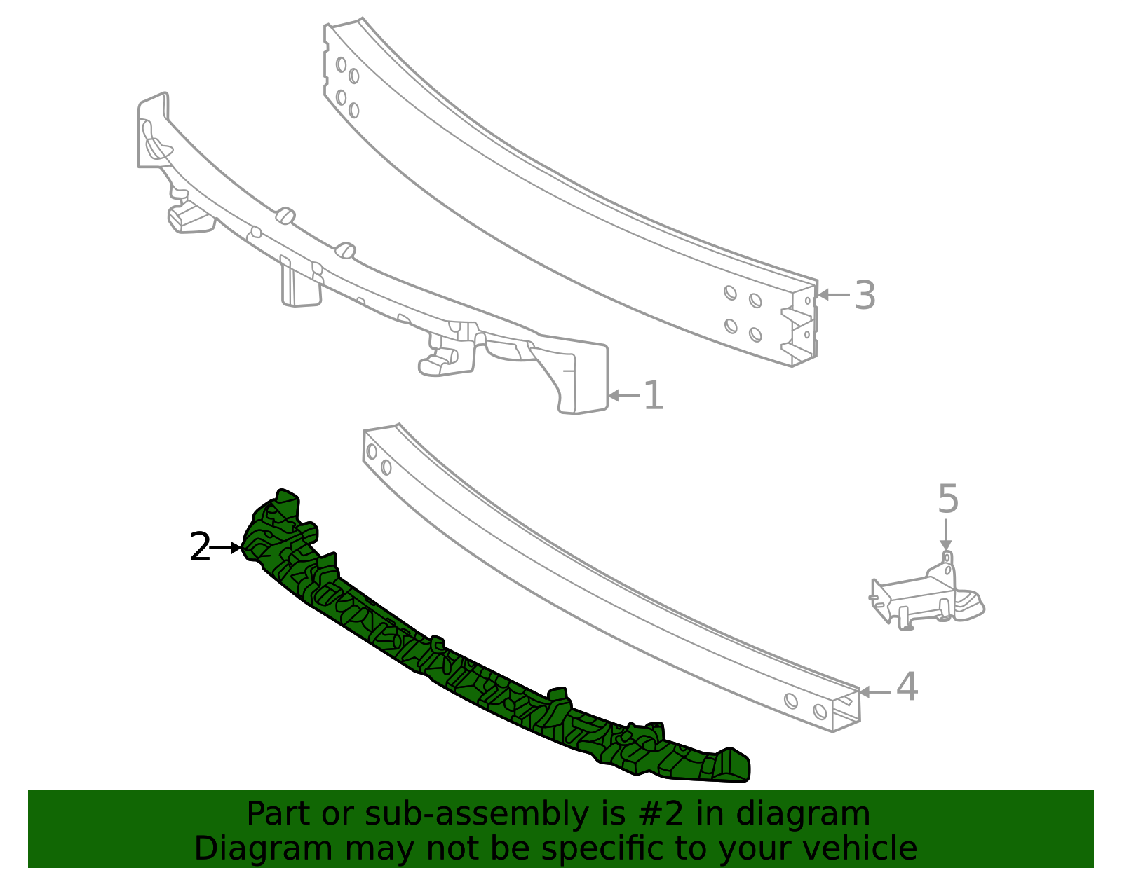 2021-2024 Toyota Sienna Lower Absorber 52618-08010 | Toyota Parts Center