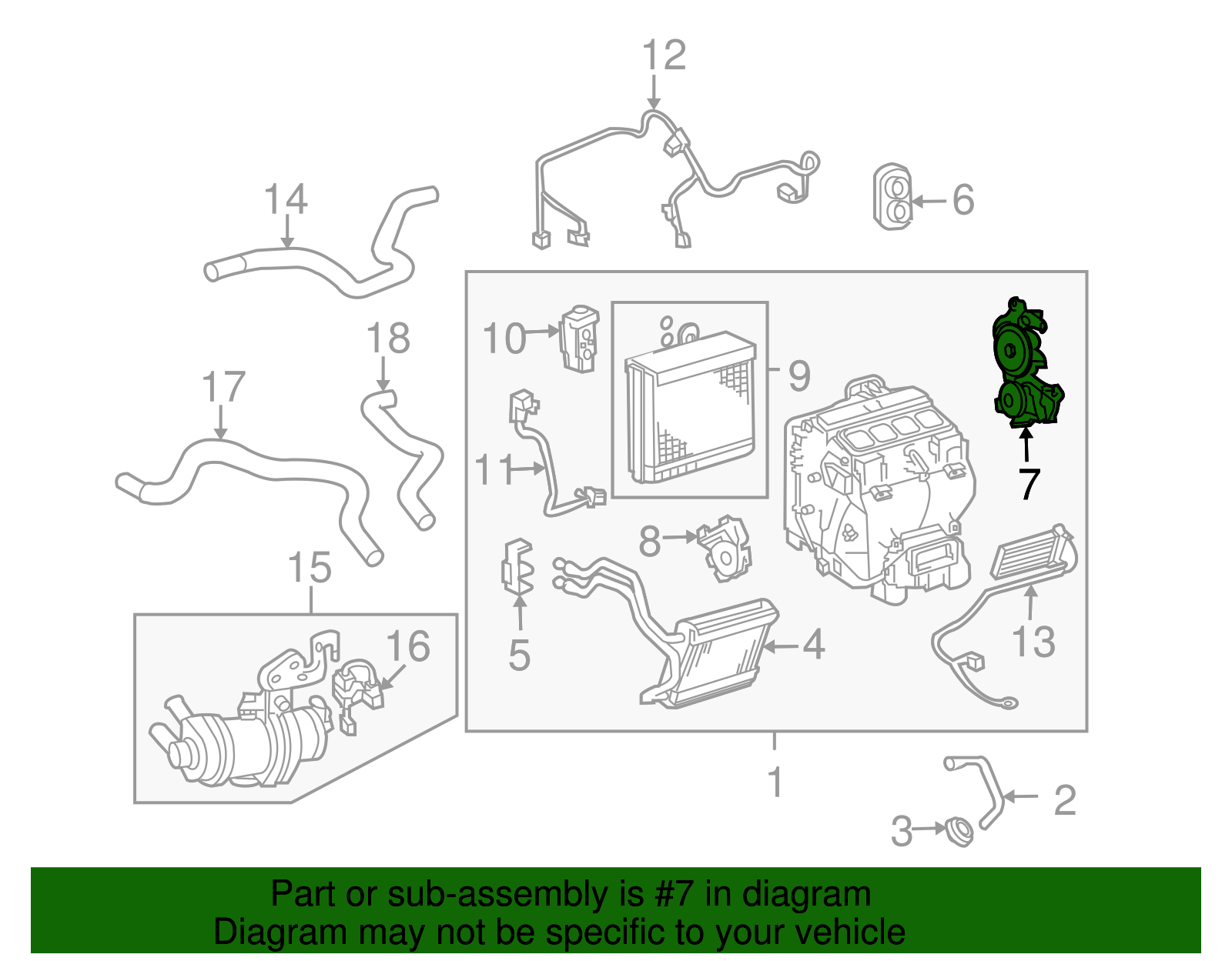87106-33290 - HVAC Defrost Mode Door Actuator - 2008-2011 Toyota | OEM ...
