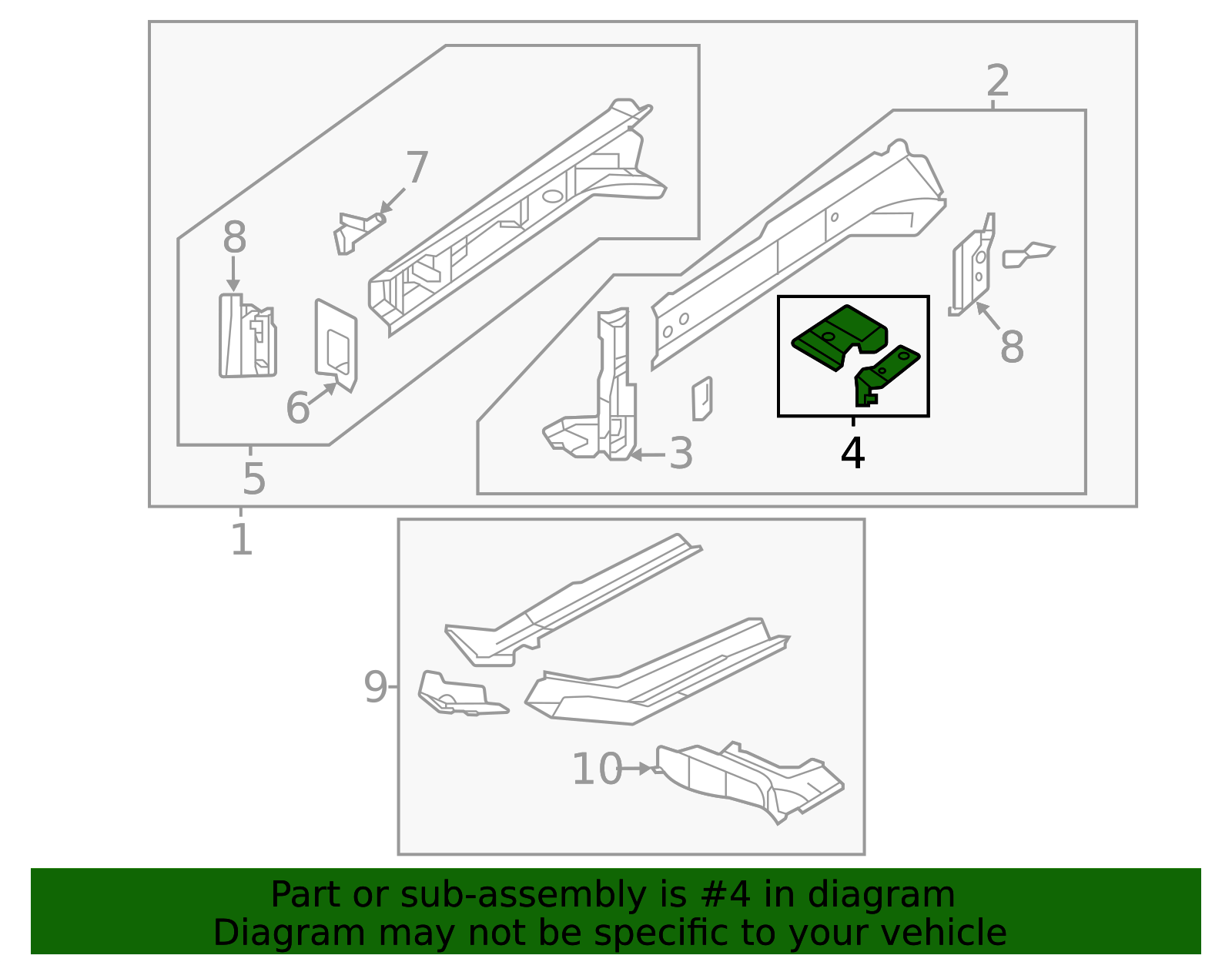 2018-2025 Subaru Front Extension 51622FL0109P | QuirkParts