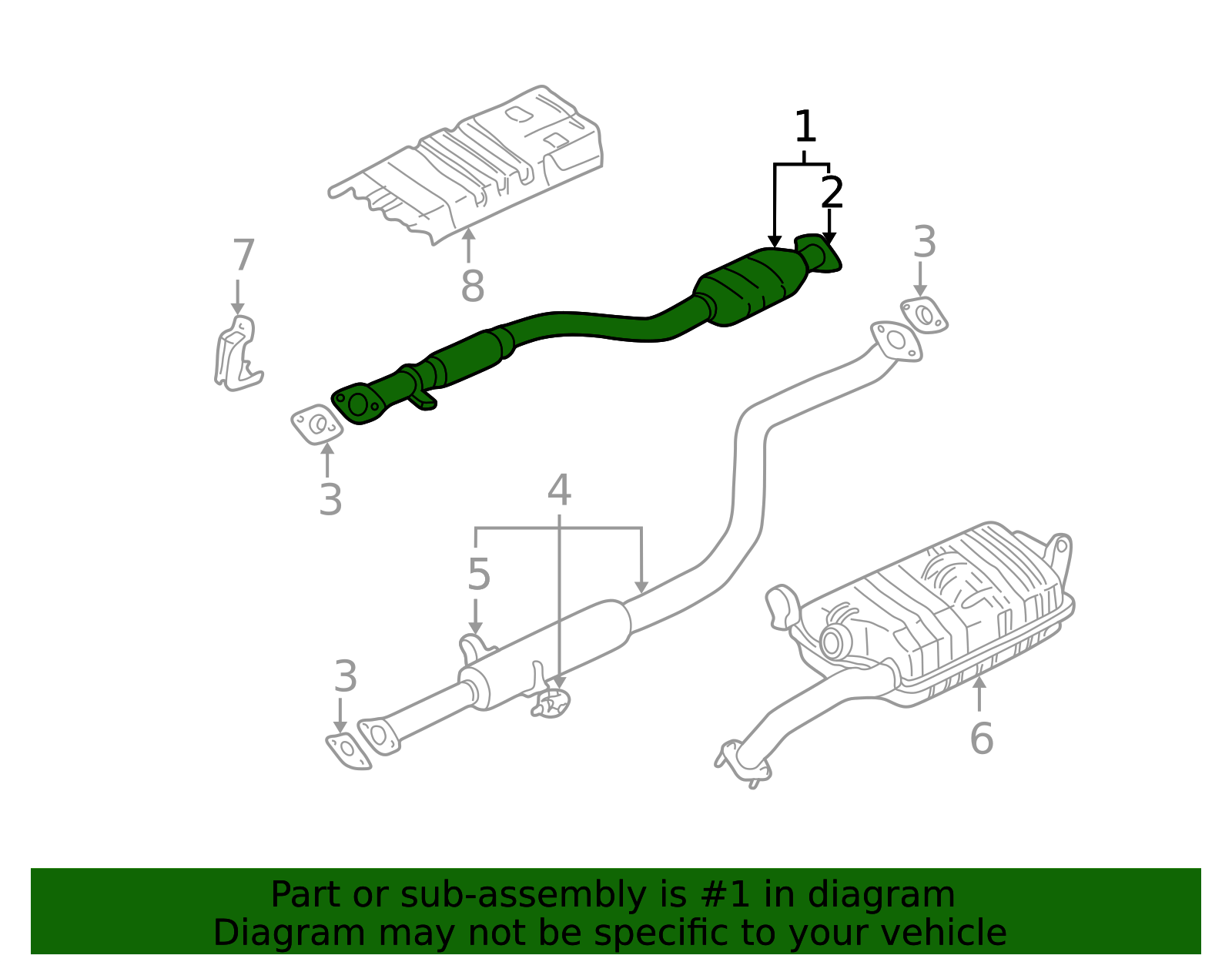 2003-2006 Hyundai Elantra Catalytic Converter 28950-23960 | OEM Parts ...