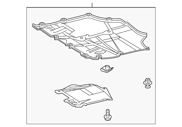 2019-2024 Toyota Corolla Rear Shield 51410-02290 | Toyota Parts Center