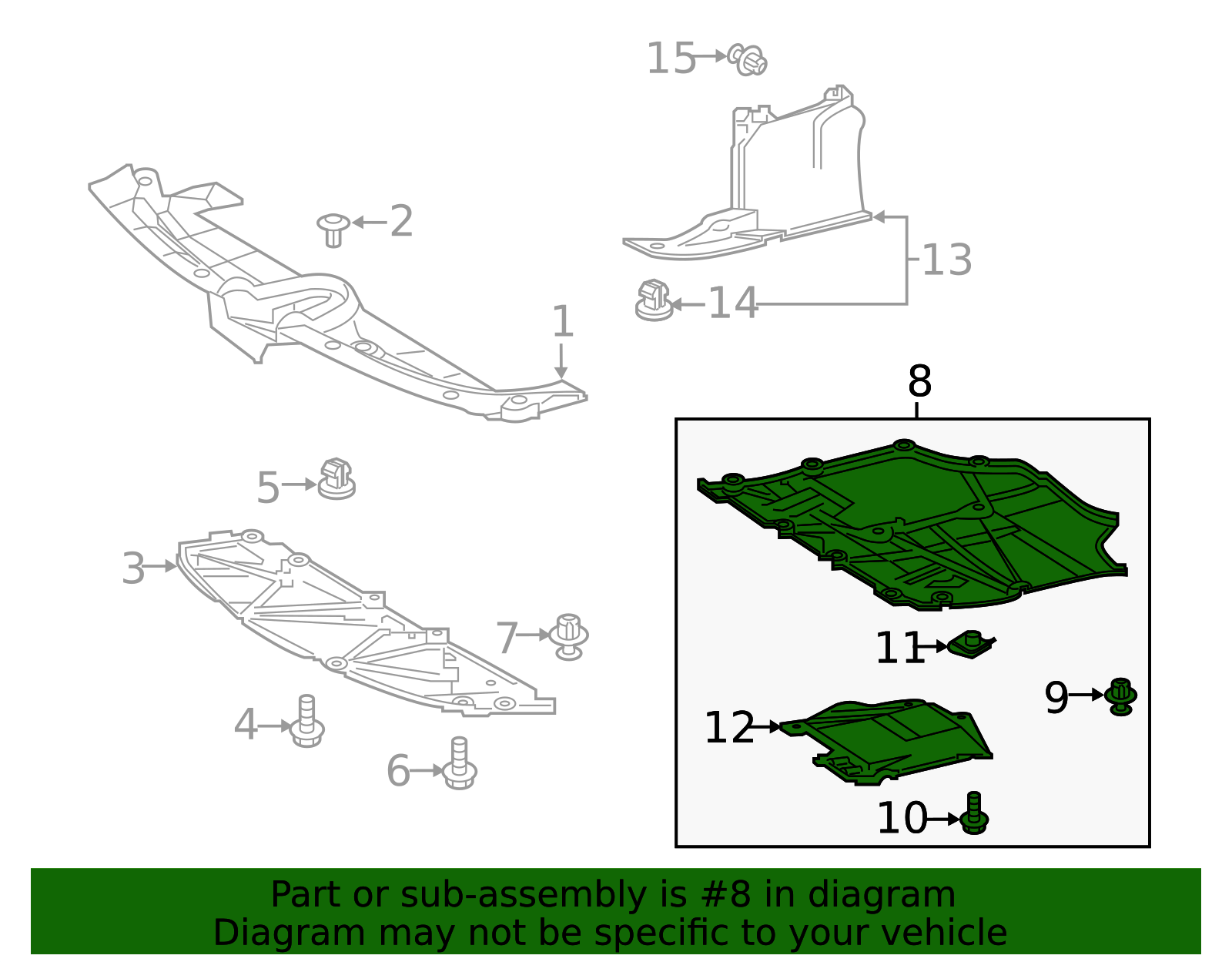 51410-02440 - Radiator Support Splash Shield 2019-2025 Toyota Corolla ...