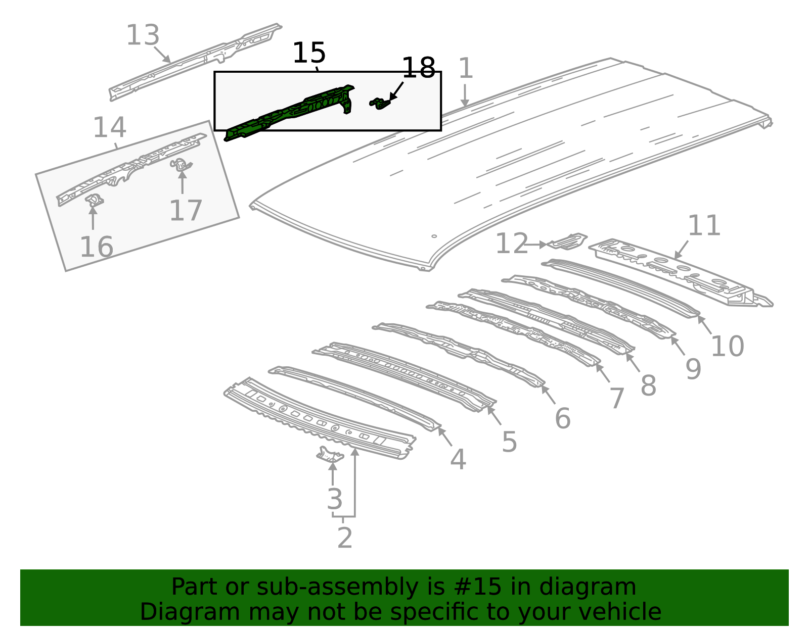 2021-2025 GM Inner Rail 84759206 | Shop Matick Buick GMC