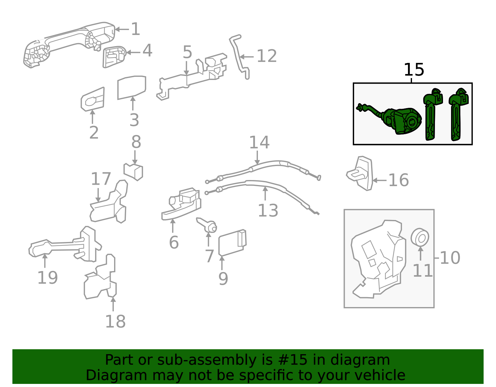 2024-2025 Toyota Tacoma Cylinder & Keys 69052-AK010 | Toyota Parts Center