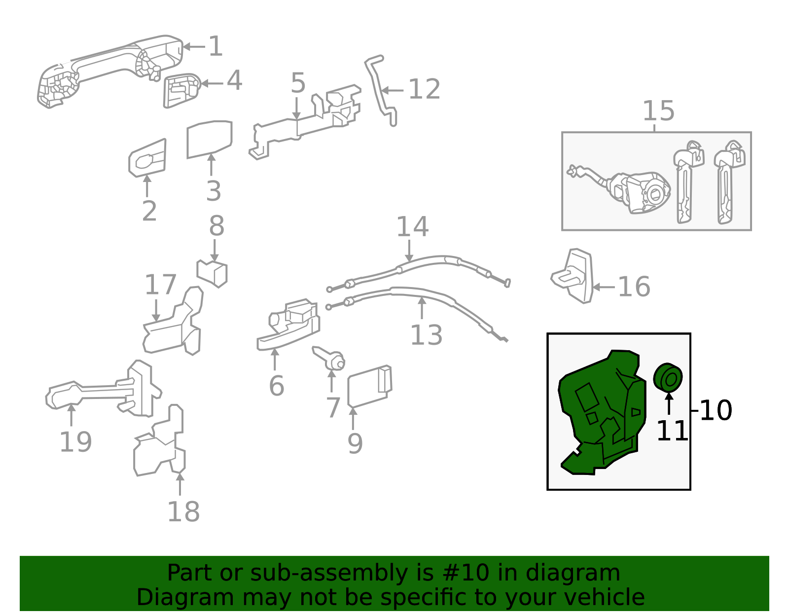 69040-AK011 - Lock Assembly Front Door W 2024-2025 Toyota | Toyota San ...