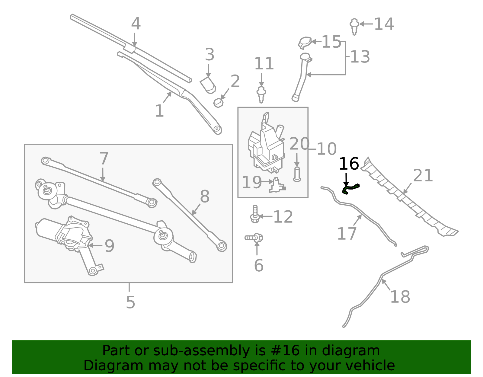 2019-2020 Infiniti QX50 Washer Nozzle 28932-5NA0A | INFINITI OF WEST ...