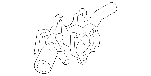 2012-2013 Mazda 3 Water Outlet PE08-15-17ZB | RealMazdaParts.com