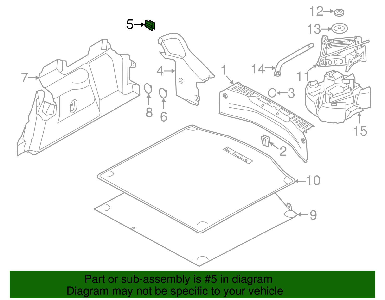 Genuine OEM Ford Part - Upper Center Pillar Trim Clip W712474-S439 ...
